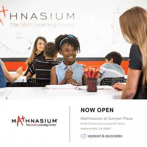 Mathnasium signs a lease at Canyon Plaza at Anaheim Hills | Epsteen ...
